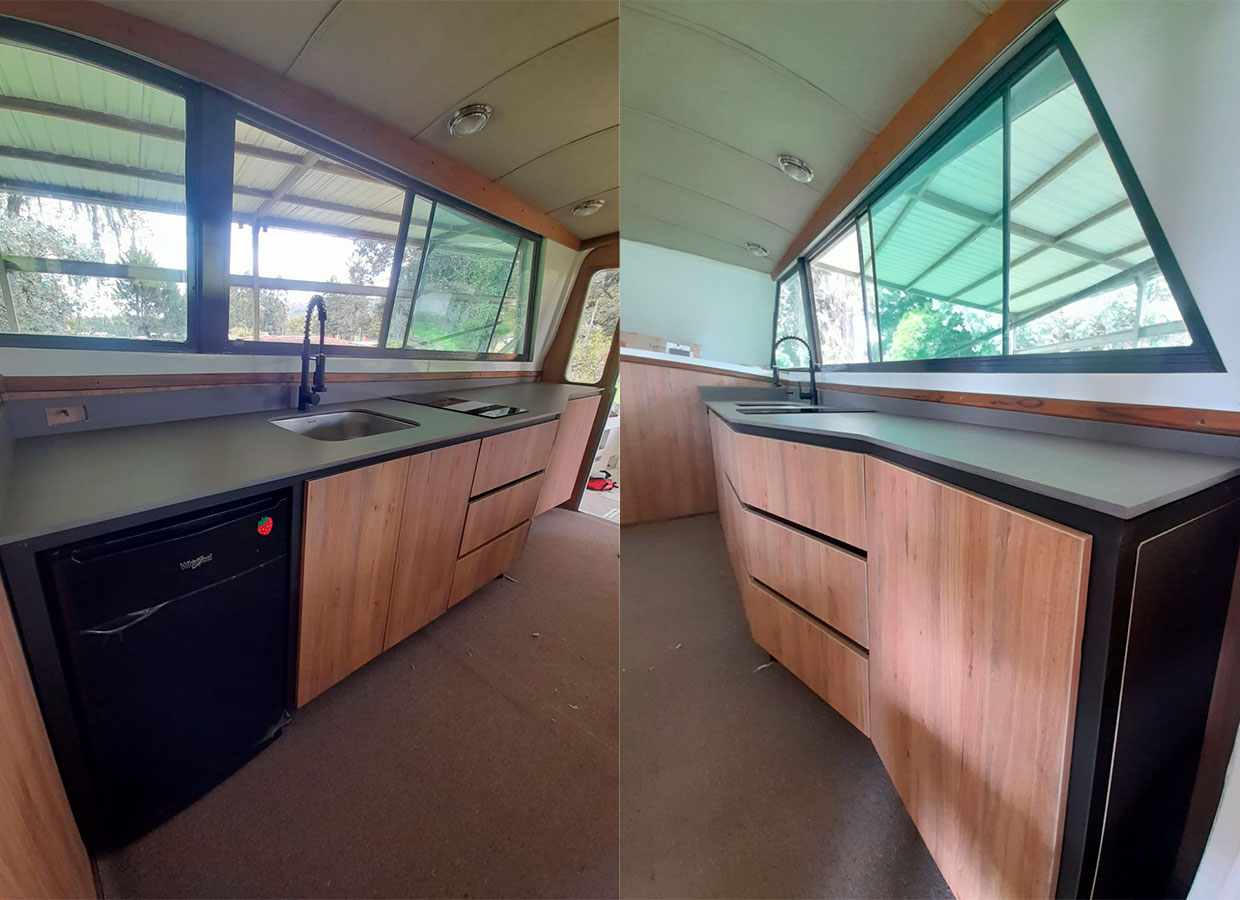 Proyecto en bote Neolith Cement Satin – ILI Mármoles y Cocinas